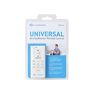 AnyCommand Universal Air Conditioner Remote Control, AC Remote for Over 60 Brands, Lightweight AC Remote Control Universal with Multiple Modes, White