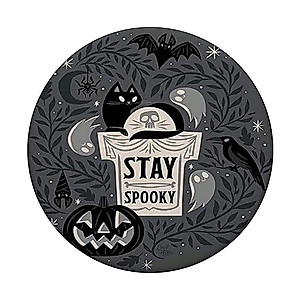Stay spooky halloween PopSockets PopGrip: Swappable Grip for Phones & Tablets PopSockets Standard PopGrip