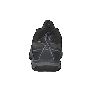 KEEN Men's Targhee 3 Low Height Waterproof Hiking Shoes, Steel Grey/Captains Blue, 10.5