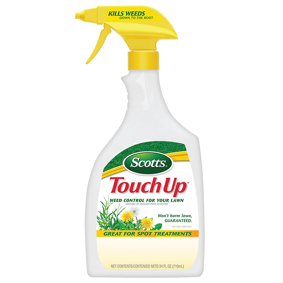 Scotts TouchUp Weed Control for Lawn (Dandelion, Clover, & Crabgrass Killer) (Not Sold in HI), 24 fl oz