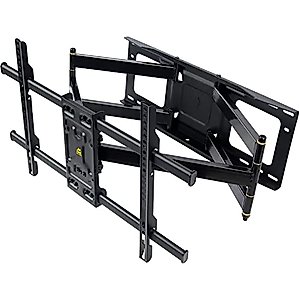 Full Motion TV Mount for 37-86inch TVs, TV Wall Mount with Dual 30inch Long Arm, Wall Mount TV Bracket Swivel and Tilt Holds up to 165lbs,VESA 600x400mm Fits 24" 18" 16" Wood Studs by FORGING MOUNT