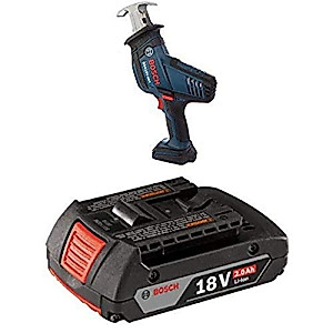 Bosch GSA18V-083B 18 V Compact Reciprocating Saw Bare Tool with 2.0 AH battery