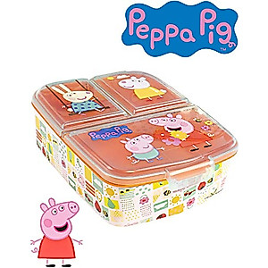 Peppa Pig Lunch Bag Set (Lunch bag, 430ml BPA Free Bottle & Lunch box)
