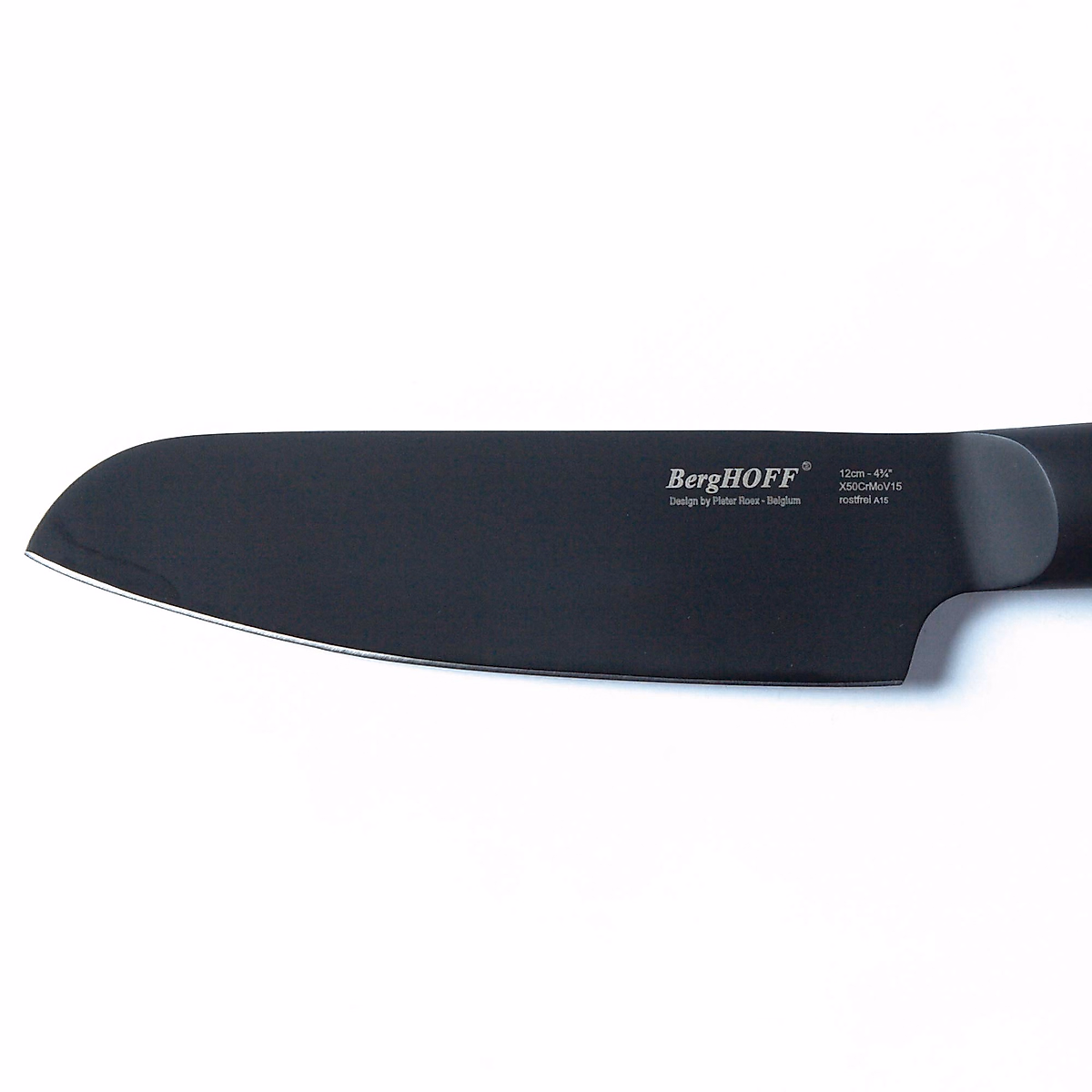 Berghoff RON Non-stick Vegetable Knife & Paring Knife Black Titanium PVD Coating Hollow Handle Sharp & Well Balanced Seamless Transition