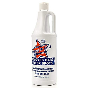 Bring It On Cleaner Hard Water Stain Remover, Shower Door Cleaner, Clean Tile and Grout, Windows, Fiberglass, Tubs, Chrome,32 Ounce.