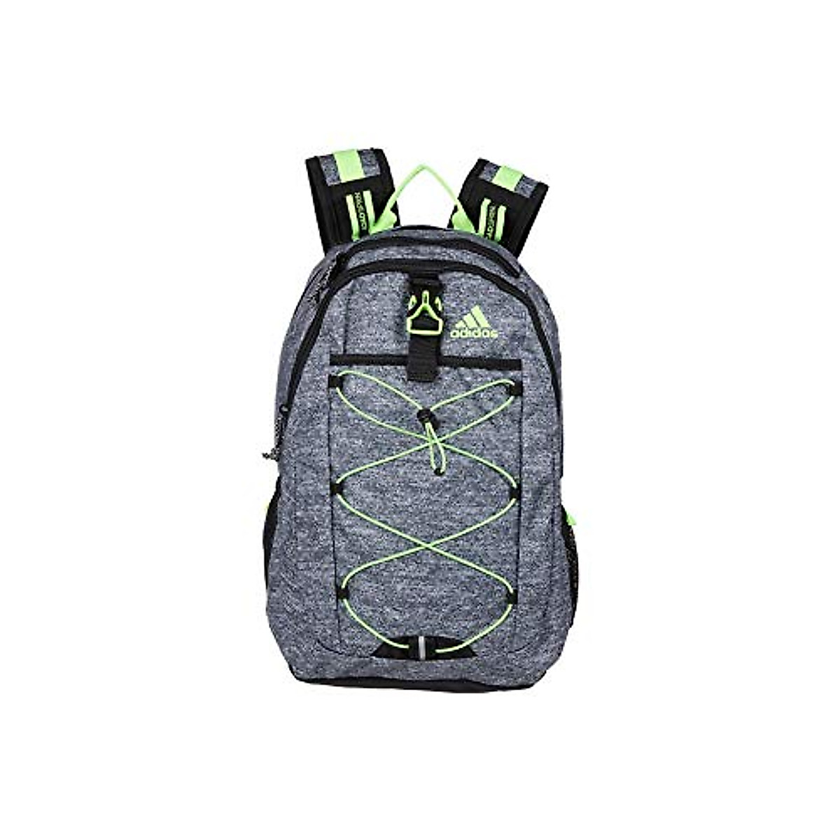 adidas Ultimate ID Backpack, Jersey Onix/Black/Signal Green, One Size