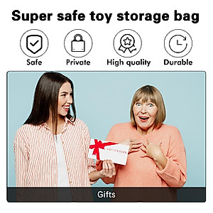 FIEKEPI Toy Storage Bagr Women and Men With a lock,Large space,Game Toy Storage Bags,Toy Box Organizer Portable Lock Box for Personal Items