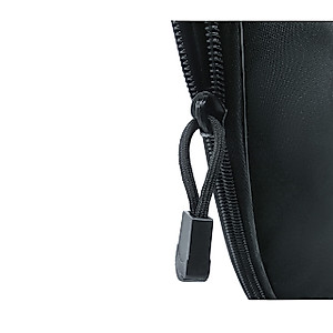 TaktZeit Tennis Bag Lightweight and Padded Single Tennis Racket Cover with Adjustable Shoulder Strap (Black, 27.5" x11.4)