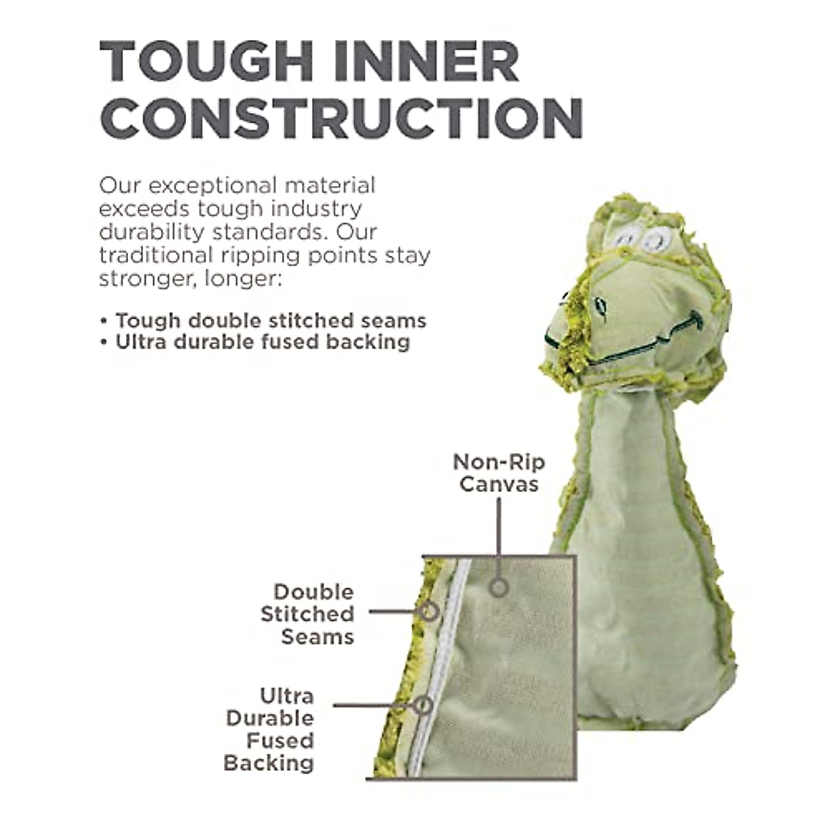 Outward Hound Scruffles Moose Plush Squeaky Dog Toy, Small