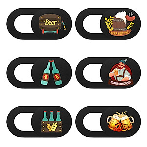 SOLUSTRE 6pcs Camera Cover Webcam Privacy Shutter Webcam Cover Slide Computer Webcam Blocker USB Camera Lens Cover Laptop Camera Privacy Cover Laptop Camera Blocker Personality Abs Slider
