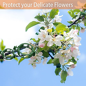 Tomato Clips for Climbing Plants, Upgrade Secured Plastic Plant Clip, Tomato Trellis Clips for Plants Support, Plastic Plant Clips for Tomatoes Vines Gardening Supplies