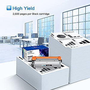 LxTek Compatible Toner Cartridge Replacement for Brother TN-450 TN450 TN420 to compatible with MFC-7360N DCP-7065DN IntelliFax 2840 2940 MFC-7860DW MFC-7460DN HL-2270DW MFC7240 Printer (Black, 4 Pack)