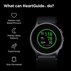 Omron - HeartGuide Smart Watch Blood Pressure Monitor with Sleep and Activity Tracker - Large