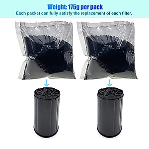 Shurex Odor Absorbing Filter Refills for Vitamix FoodCycler Filters, Replacement Activated Carbon for Vitamix Foodcycler Replacement Filters (2)