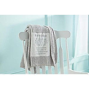 Mud Pie Grandma Snuggles Chenille Blanket