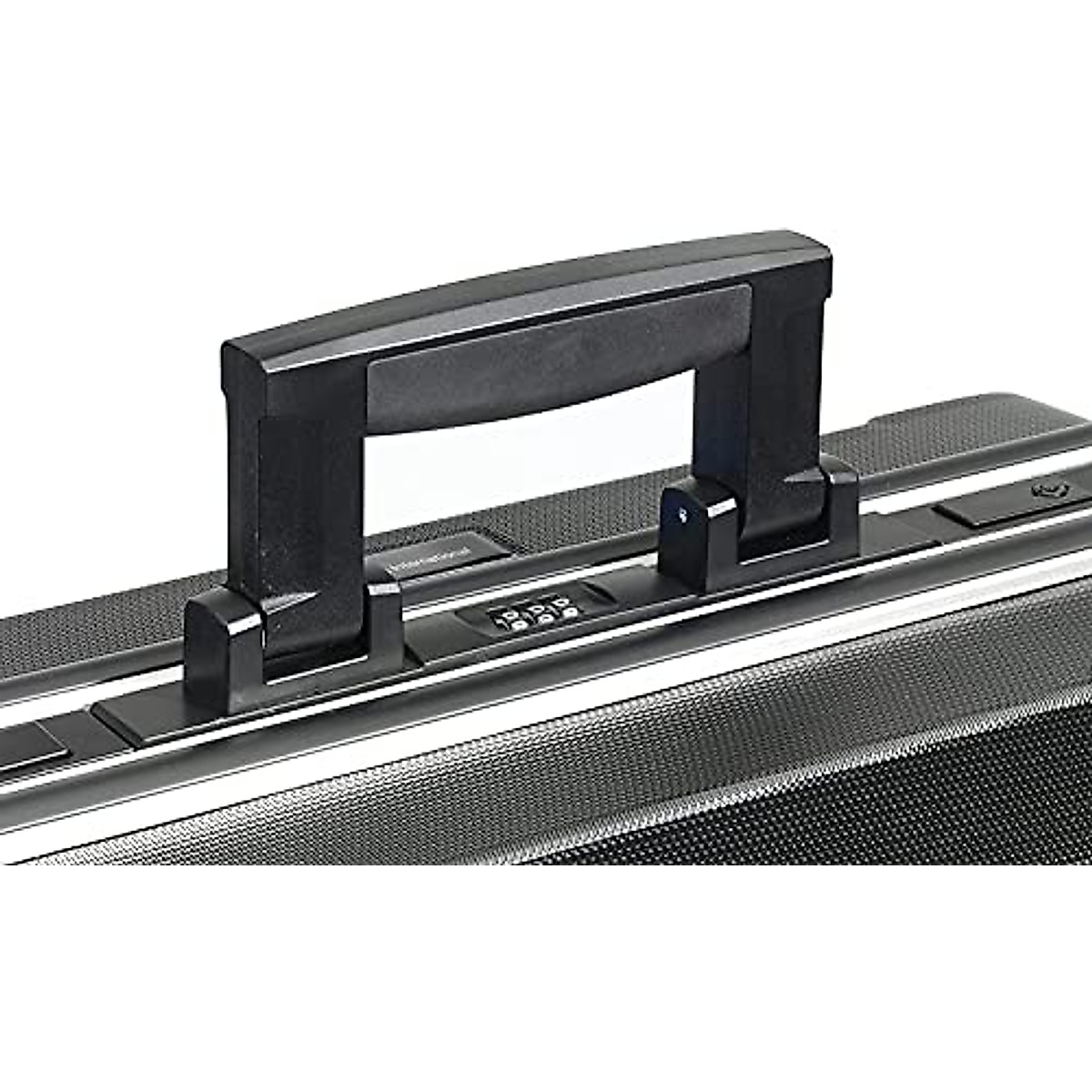 B&W International GO Portable Wheeled Rolling Tool Case Box with Pocket Boards, Black