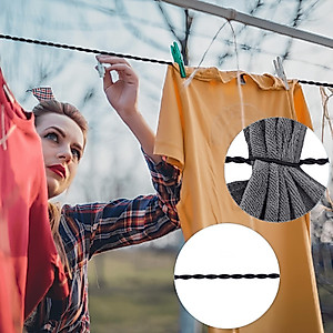 Generic Travel Clothesline - No Clips Needed! Stretchable Outdoor Clothes Line Ropes for Easy Drying-Clothes line Outdoors-Travel Clothesline for Hotel Room-Outdoor clotheslines for Outside (1.5M+3M)