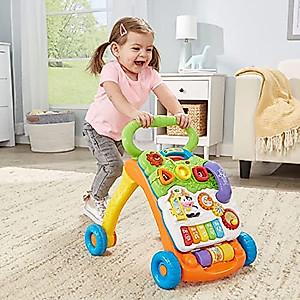 VTech Sit-to-Stand Learning Walker (Frustration Free Packaging) , Orange