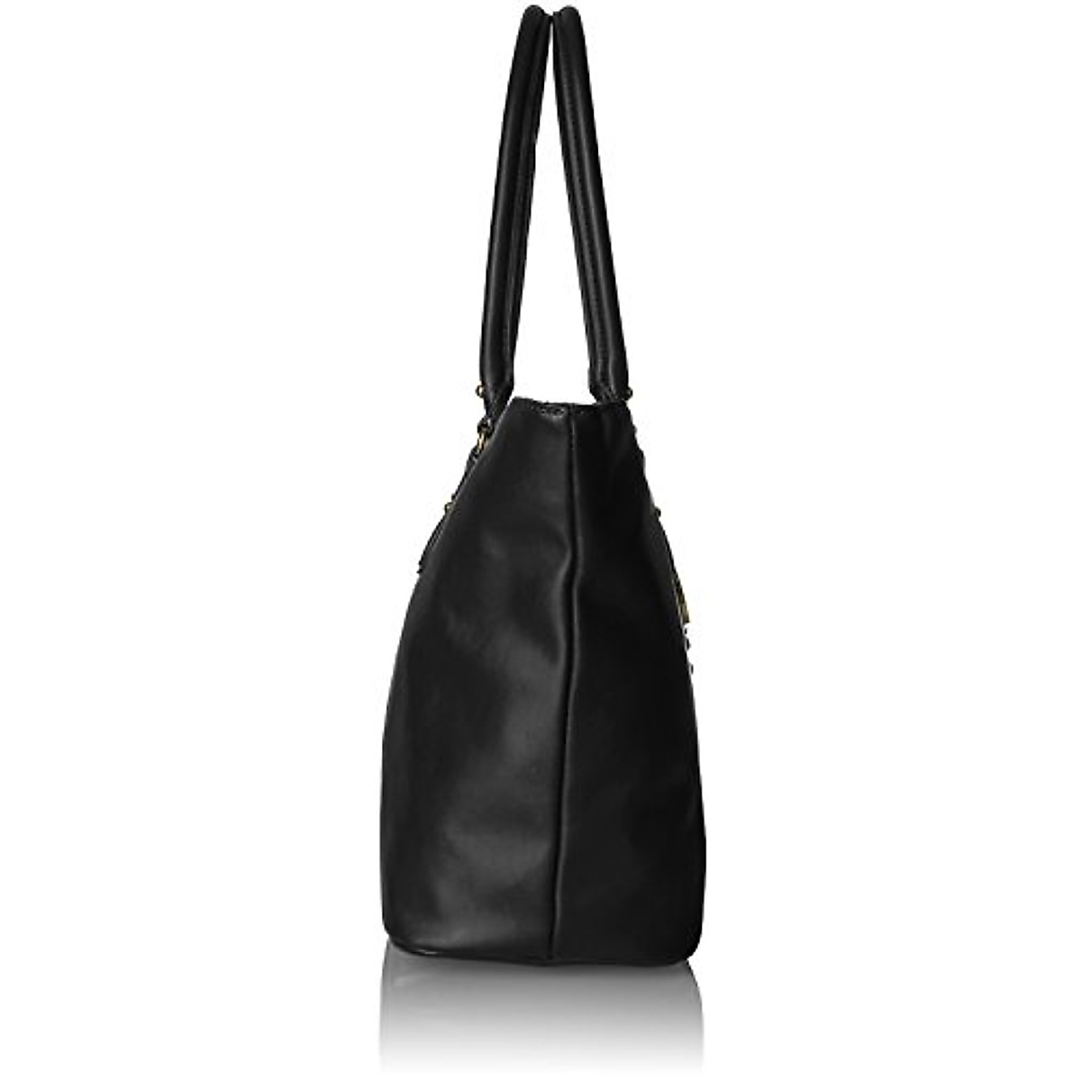Tommy Hilfiger Women's Jaden Travel Tote Bag ,Black Polyvinyl Chloride
