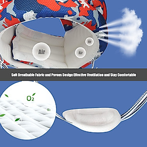 Baby Safety Helmet Infant Toddler Breathable & Adjustable Head Cushion Bumper Bonnet for Running Walking Crawling with Soft Knee Pads (Candy Colors)