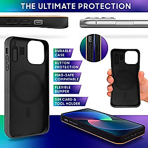 CaseYard Wood Phone case for iPhone 13 Mini Laser Engraved Aloha Pineapple Design Cherry Wood Compatible iPhone case Protective Shockproof Slim fit Cell Phone Cover for Men & Women