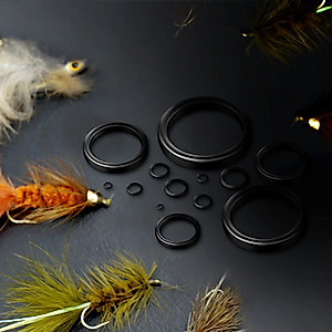 Fishing Rod Guides Repair Kit 15 Sizes Stainless Steel Ceramic Fishing Rod Guides Fishing Rod Eyelet Repair Kit with Stainless Steel Tweezer for Fishing(30 Pieces)