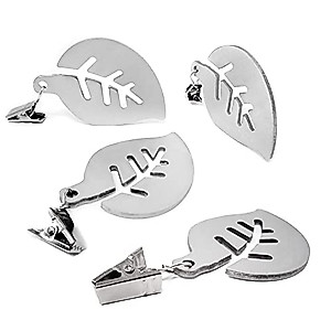 HY&GH Tablecloth Weights HeavyTablecloth Clips 8PACK Flag Weights Picnic Tablecloth Curtain Weights Camping Outdoor Curtain Weights (Flower)