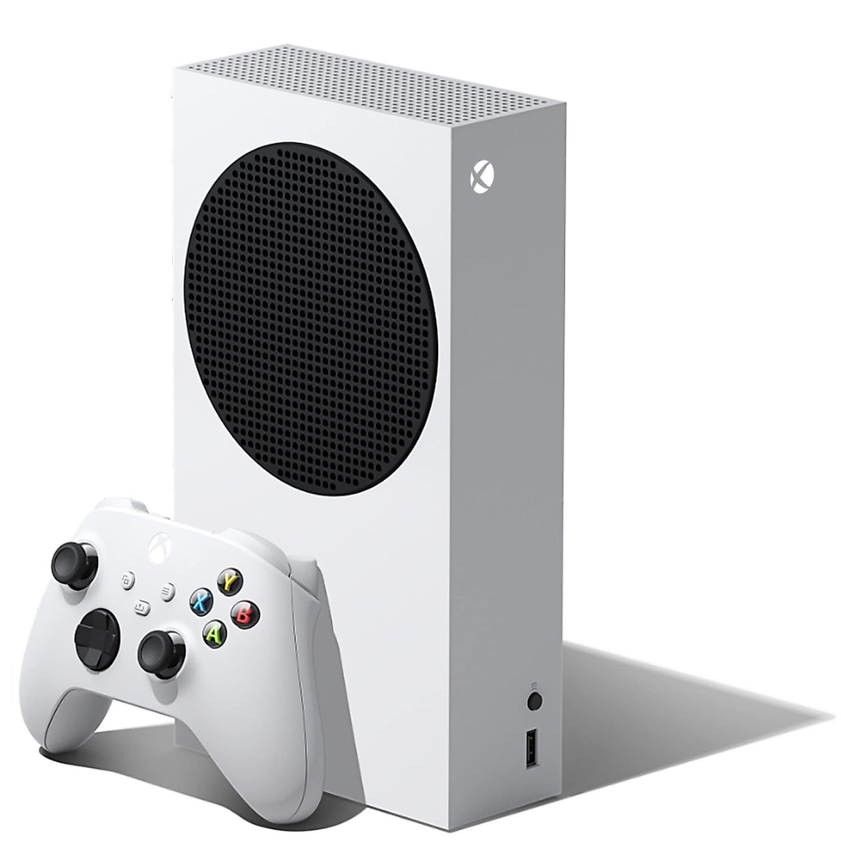 Microsoft Xbox Series S All-Digital Console I Wireless Controller I HDR I AMD FreeSync I Up to 1440p Gaming Resolution I Up to 120 FPS Performance Target I with HDMI Cable (Fortnite & Rocket League) (Renewed)