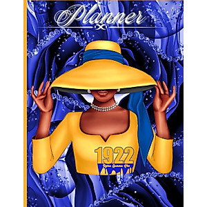 Sigma Gamma Rho 2023 Calendar Planner Weekly Planner Journal for Women Black Girl Planner Black Girl Journal Hourly Schedule Tasks To Do List Daily ... Gifts Monthly Planner 8.5 x 11 123 Pages
