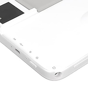 Naroote 7in Kids Tablet, Large Storage Capacity 100‑240V Kids Tablet IPS HD Display for Gaming (White)