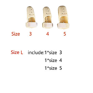Thinvik [2 Piece Plastic Mallet Dip Finger Support Brace Splint Joint Protection Injury