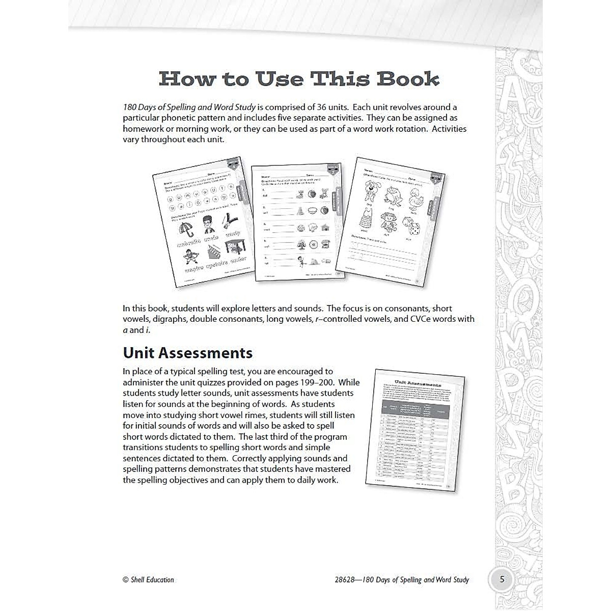 180 Days™: Reading, Vocabulary/Language for Kindergarten Practice Workbook for Classroom and Home, Cool and Fun Practice Created by Teachers (180 Days of Practice)