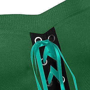 Renaissance Faire Costume Women Chest Braces Plus Size Princess Costume for Women Halloween Dresses Ren Faire Corset Gothic Dresses for Women Elf Costume for Women Renaissance Skirt（3-Green,X-Large）