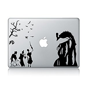 The Tale of The Three Brothers Set Sticker for laptops MacBooks Cars or Any Smooth Surfaces