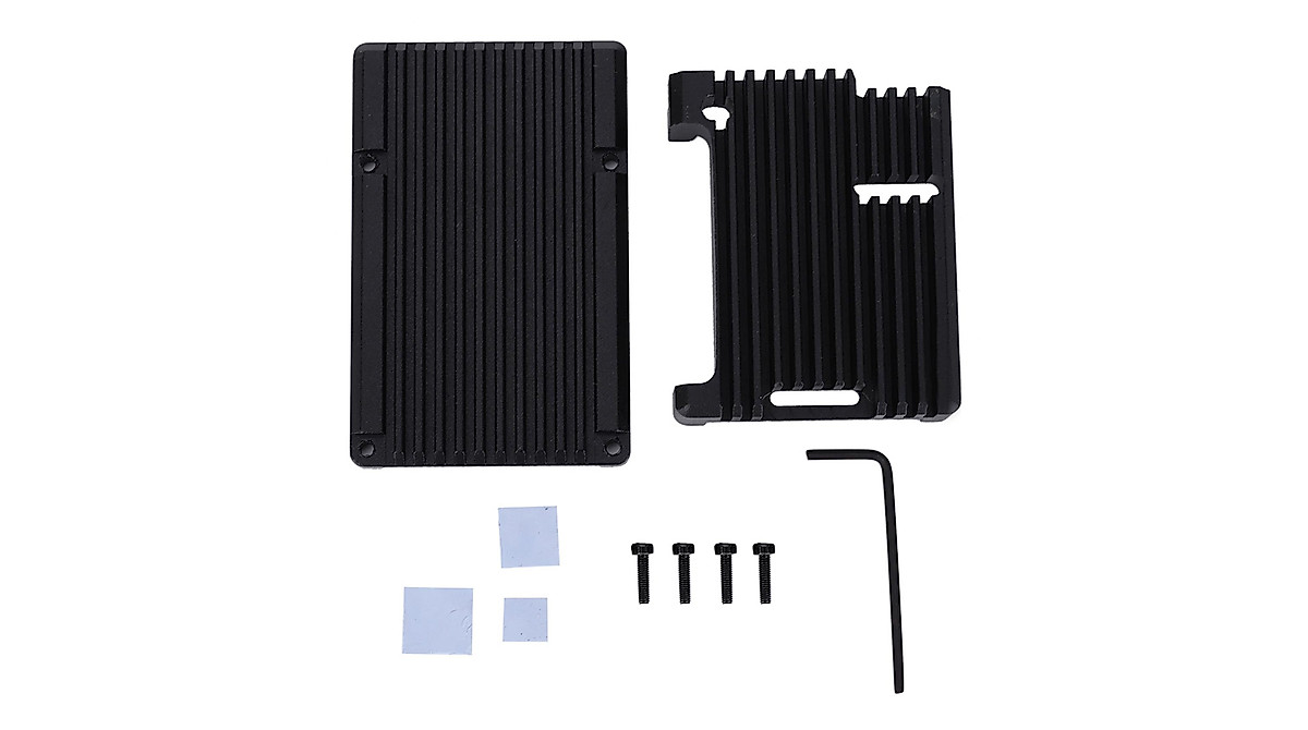 3 Model 2b/3b+ Aluminum Case RPI 3 Metal Shell Black Box for RPI — 🛍️ ...