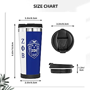 Ze-ta Beta Sorority Paraphernalia Gifts Travel Coffee Mugs Funny Gifts Stainless Steel Vacuum Insulated Cups