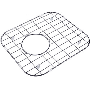 Romooa 40 Pieces Hard Rubber Feet for Sink Grid Sink Protecter Rubber Grid Kitchen Sink Wire Protective Rack Feet Grate Rubber Wire Bumper Replacement Protector Parts for Kitchen Rack (White)