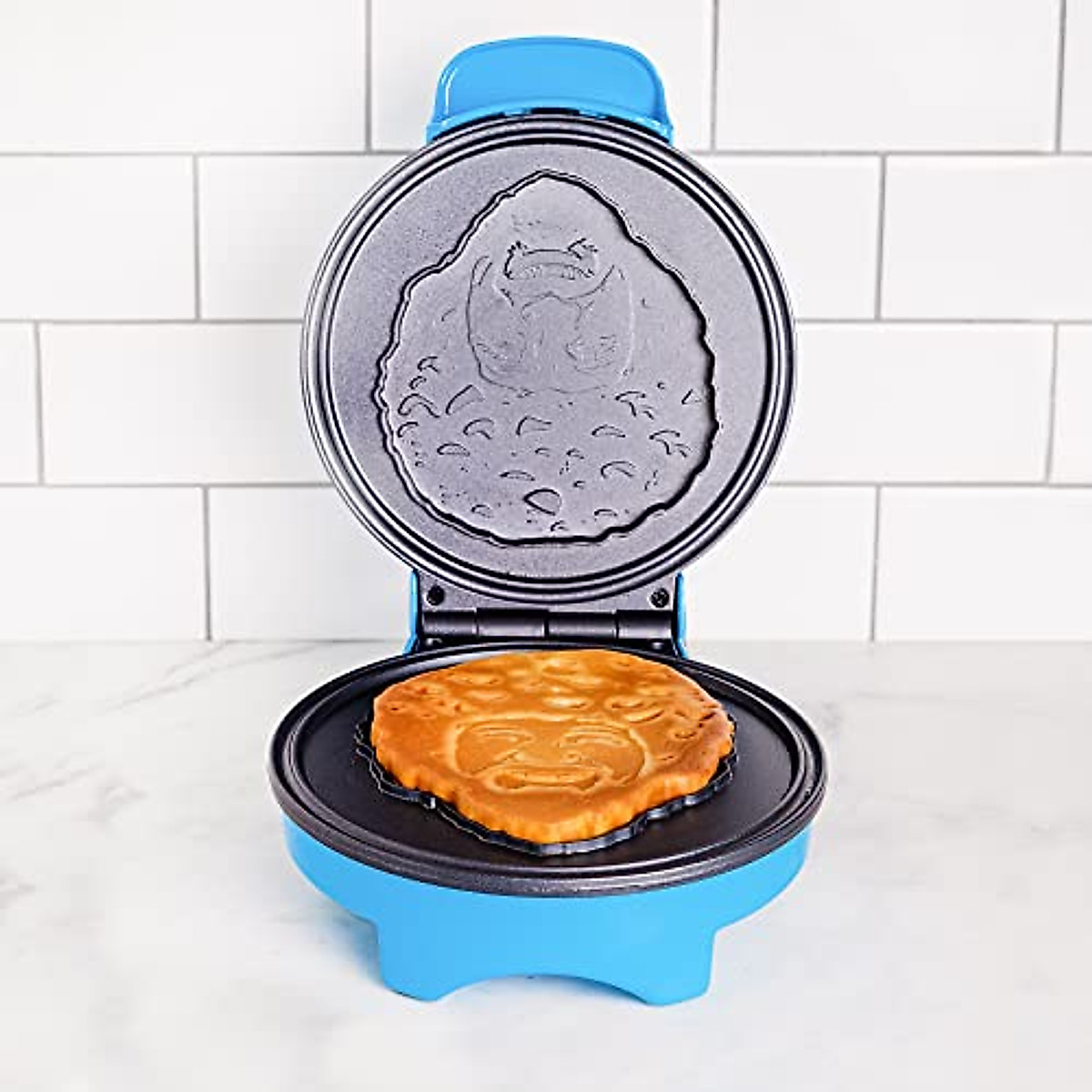 Uncanny Brands Bob Ross Waffle Maker - Bob's Iconic Face on Your Waffles - Waffle Iron