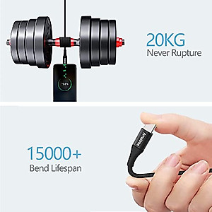 Amaitree USB C to USB C Cable 4Ft, 60W/3.1A Fast Charging USB Type-C Cable,Quick 3.0 Charging USB-C to C Cable,Compatible with Galaxy S21/S21+/S20+,Ultra Note 20,iPad Pro 2020,MacBook Air-Black