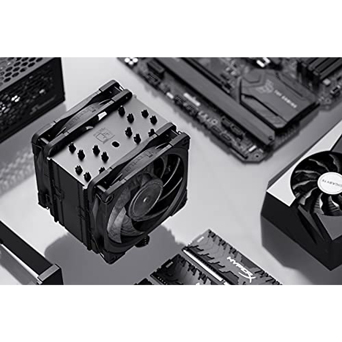 Noctua NH-U12A chromax.Black, 120mm Single-Tower CPU Cooler (Black) For Desktop