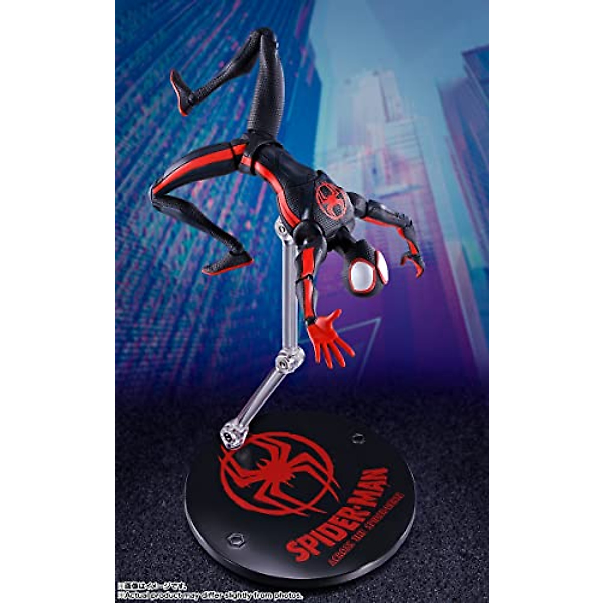 TAMASHII NATIONS - Spider-Man: Across The Spider-Verse - Spider-Man (Miles Morales) (Spider-Man: Across The Spider-Verse), Bandai Spirits S.H.Figuarts Action Figure