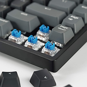 Vissles Wireless Bluetooth/USB Wired Mechanical Keyboard with Wrist Hot Swappable Mechanical Gaming Keyboard Compact 84 Keys Tenkeyless RGB Dynamic Backlit for Mac Windows, Gateron Blue Switch