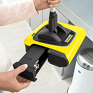 Karcher KB 5 Lightweight Multi-Surface Cordless Electric Floor Sweeper Broom - Ideal for Fur, Hair, Dirt, & Debris - 8.25" Cleaning Width, 30 Minute Runtime
