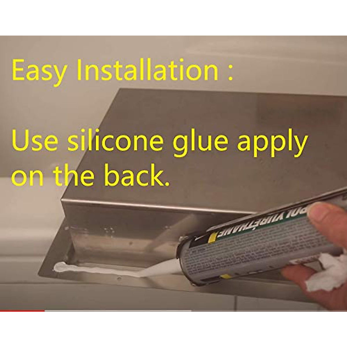 DecoMust 24“ X 12” Stainless Steel Shower Niche Modern and Elegant Design, Easy to Install, Perfect for Shampoo and Soap Storage (Matte Black)