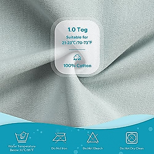 ZIGJOY Baby Transition Swaddle Sack, Snug Fit Arms Up Swaddle with 2-Way Zipper, 100% Cotton Self-Soothing Sleep Sack for Better Sleep, 1.0 TOG, Mint Green, 3-6 Months