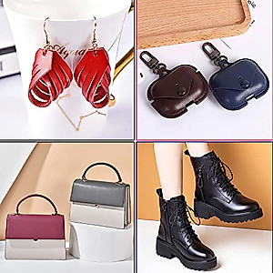 Smooth Solid Color Faux Leather Sheets Roll 12"X53" (30cmX135cm),Very Suitable for Making Crafts, Leather Earrings, Bows,Sewing (Pink)