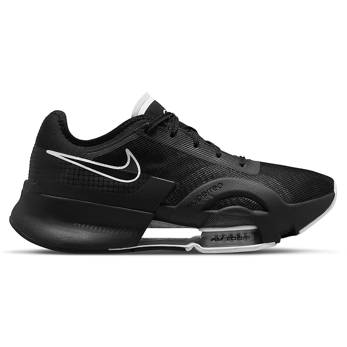 Nike Women's Cross Training HIIT Class Shoes, Black White Black Anthracite, 12 US