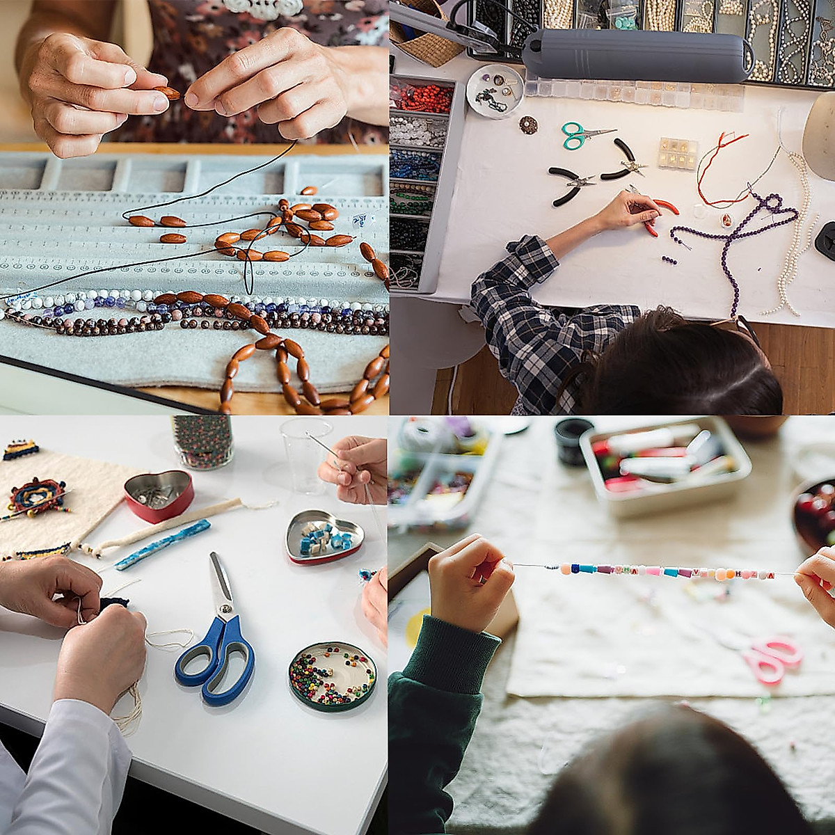 0.8mm Nylon Cord, Thread Chinese Knot Macrame Rattail Bracelet Braided String (Red)