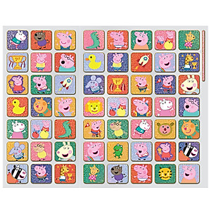 Paper Projects 01.70.30.022 Peppa Pig Potty and Toilet Training Reward Chart and 56 Sparkly Stickers, Pink