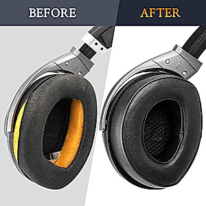 SOULWIT Professional Lambskin Earpads Replacement for Sennheiser HD700 HD 700 Headphones. Ear Pads Cushions with Noise Isolation Memory Foam
